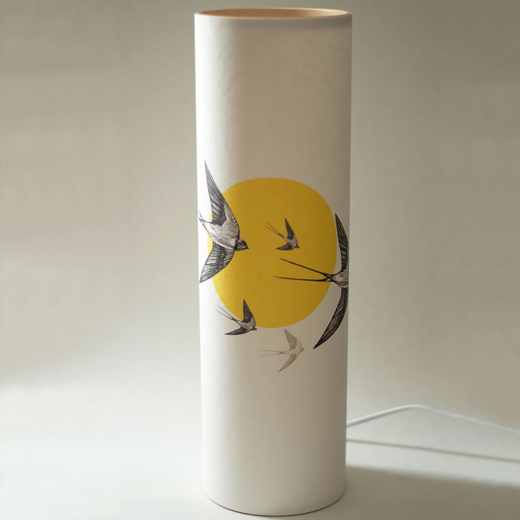 Yellow Swallow Lamp – a northern light